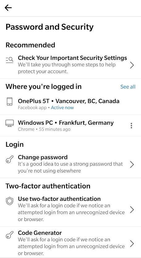 How to Use Facebook Two-Factor Authentication and Mobile Code Generator
