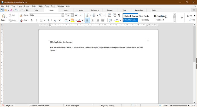 How to Quickly Set Up LibreOffice Writer to Run Like Microsoft Word