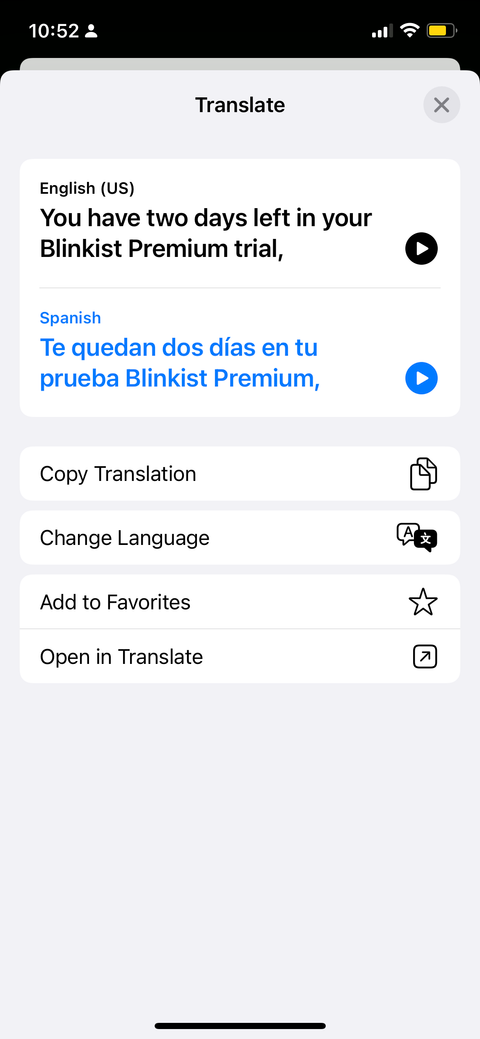 How to Instantly Translate Text in Photos, the Camera, and Apps on iPhone
