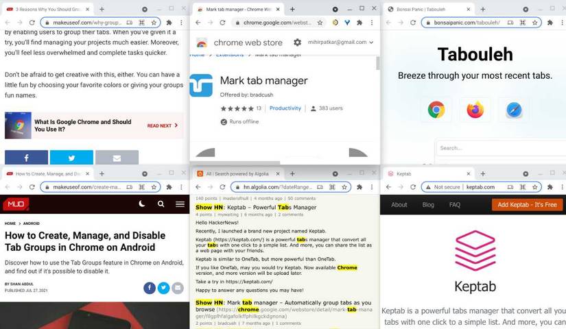 6 Chrome Extensions to Manage Tab Overload and Speed Up Tab Navigation