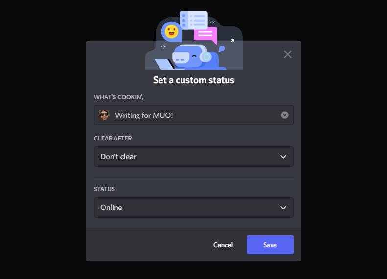 How to Set a Custom Discord Status to Personalize Your Profile
