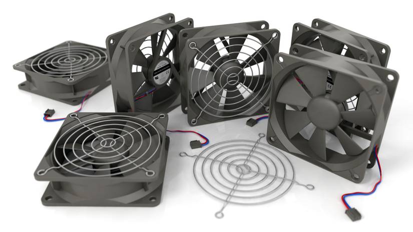 computer cooling fan sizes