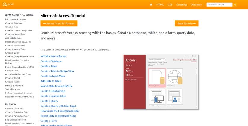 How to Learn Microsoft Access: 7 Free Online Resources