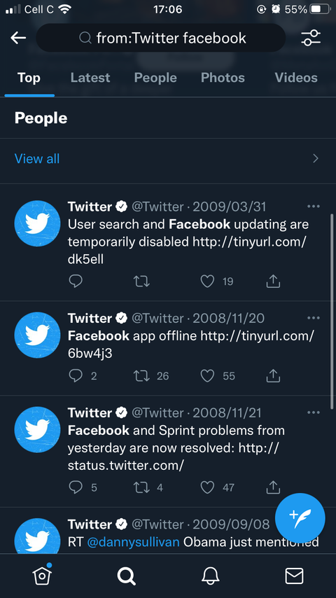 How to Search Through a User's Tweets on Twitter