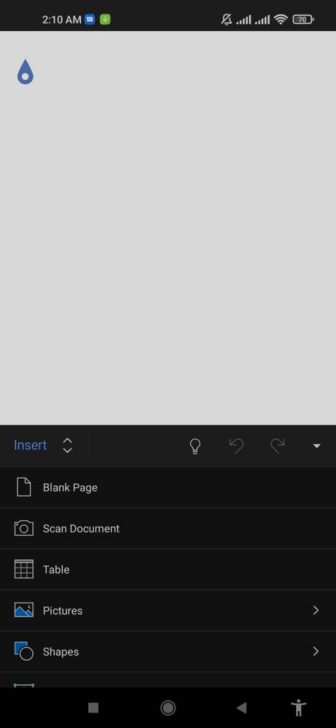 How to Input Text Using Your Phone's Camera in Microsoft Word