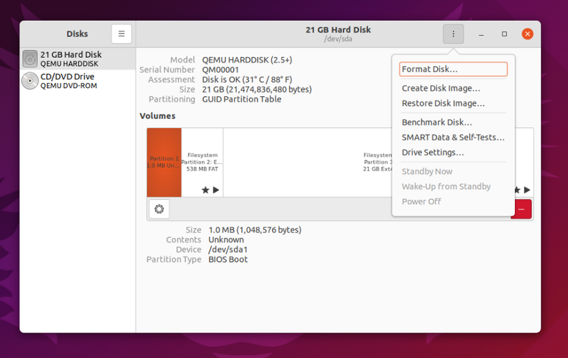 How to Use Ubuntu Disk Utility for Better HDD/SSD Management
