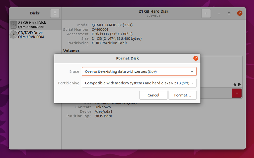 How to Use Ubuntu Disk Utility for Better HDD/SSD Management