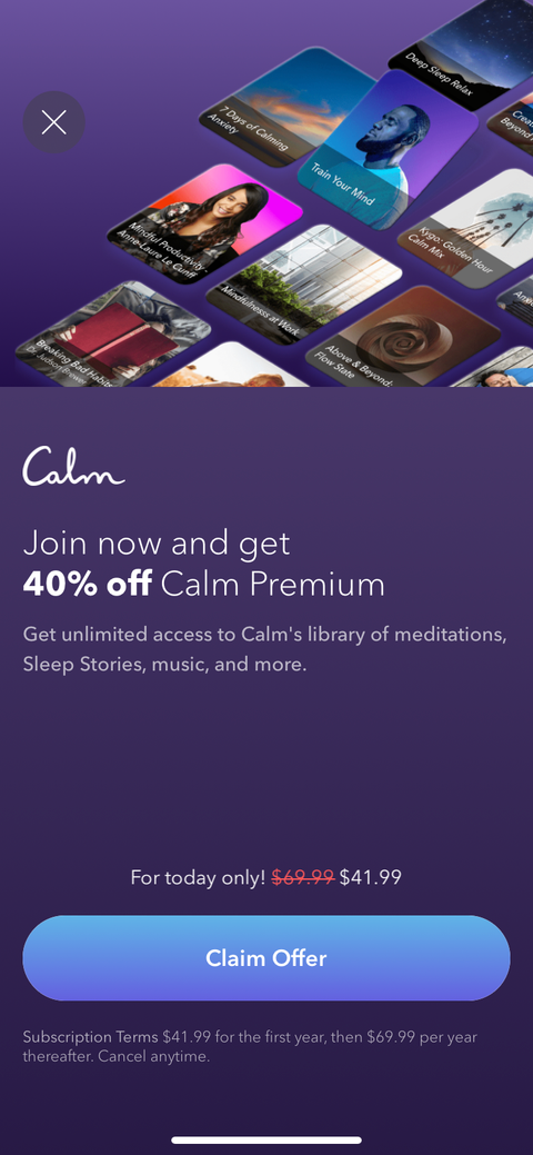 Calm Free vs. Premium: What Do You Get for Your Money?