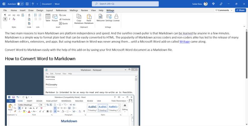 How Microsoft Word Can Be Your Favorite Markdown Editor