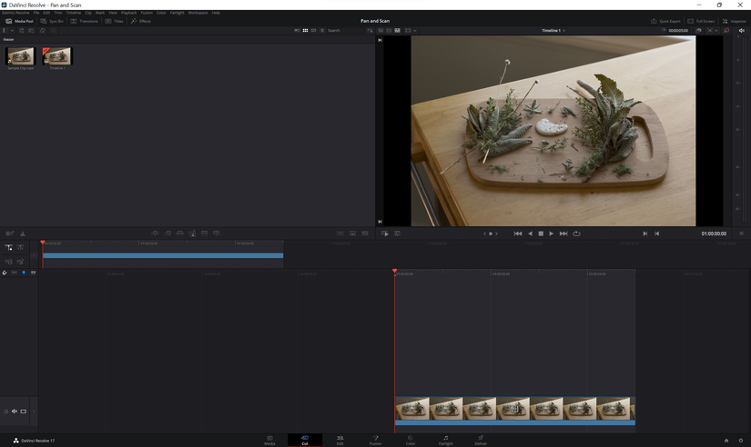 Panning and Scanning in DaVinci Resolve: 2 Ways to Do It
