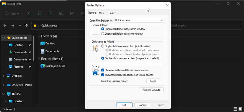 Is Windows 11's Quick Access Not Showing Recent Files? Here's How to Fix It