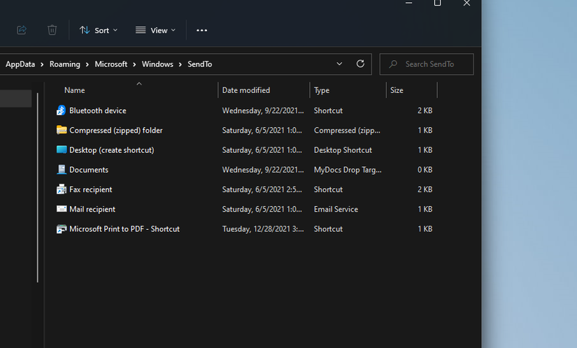 How to Add New Shortcuts to the "Send To" Menu in Windows 11