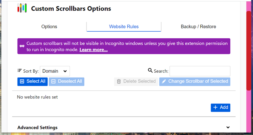 How to Customize the Scrollbar in Google Chrome With Custom Scrollbars