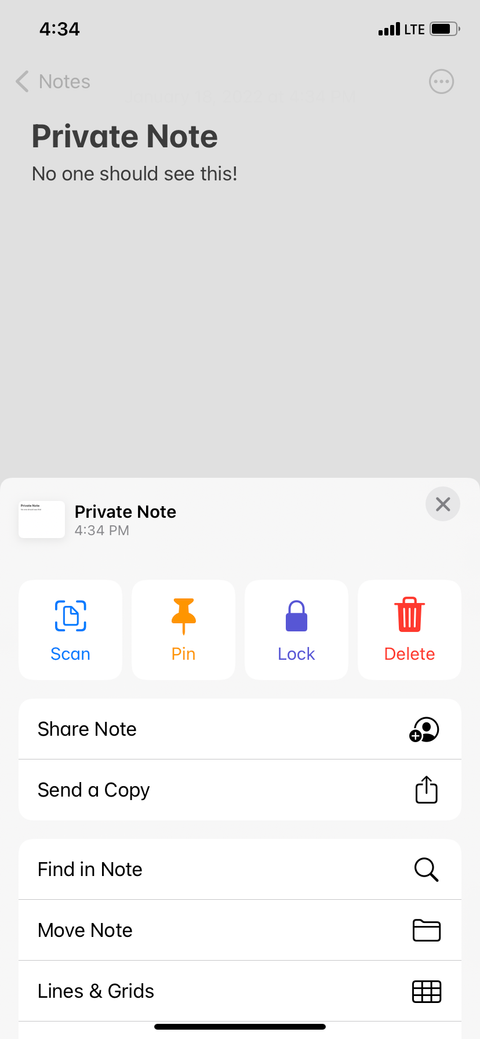 How to Lock Private Notes in the Apple Notes App