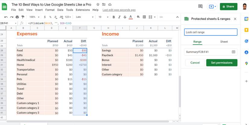 The 8 Best Ways to Use Google Sheets Like a Pro