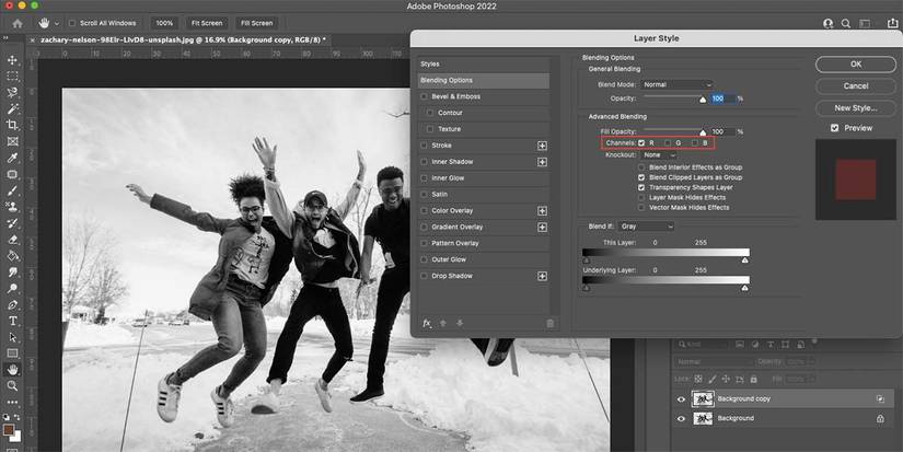 How to Create a Split Color Effect Using Channels in Photoshop