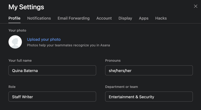How to Change Your Asana Profile Picture