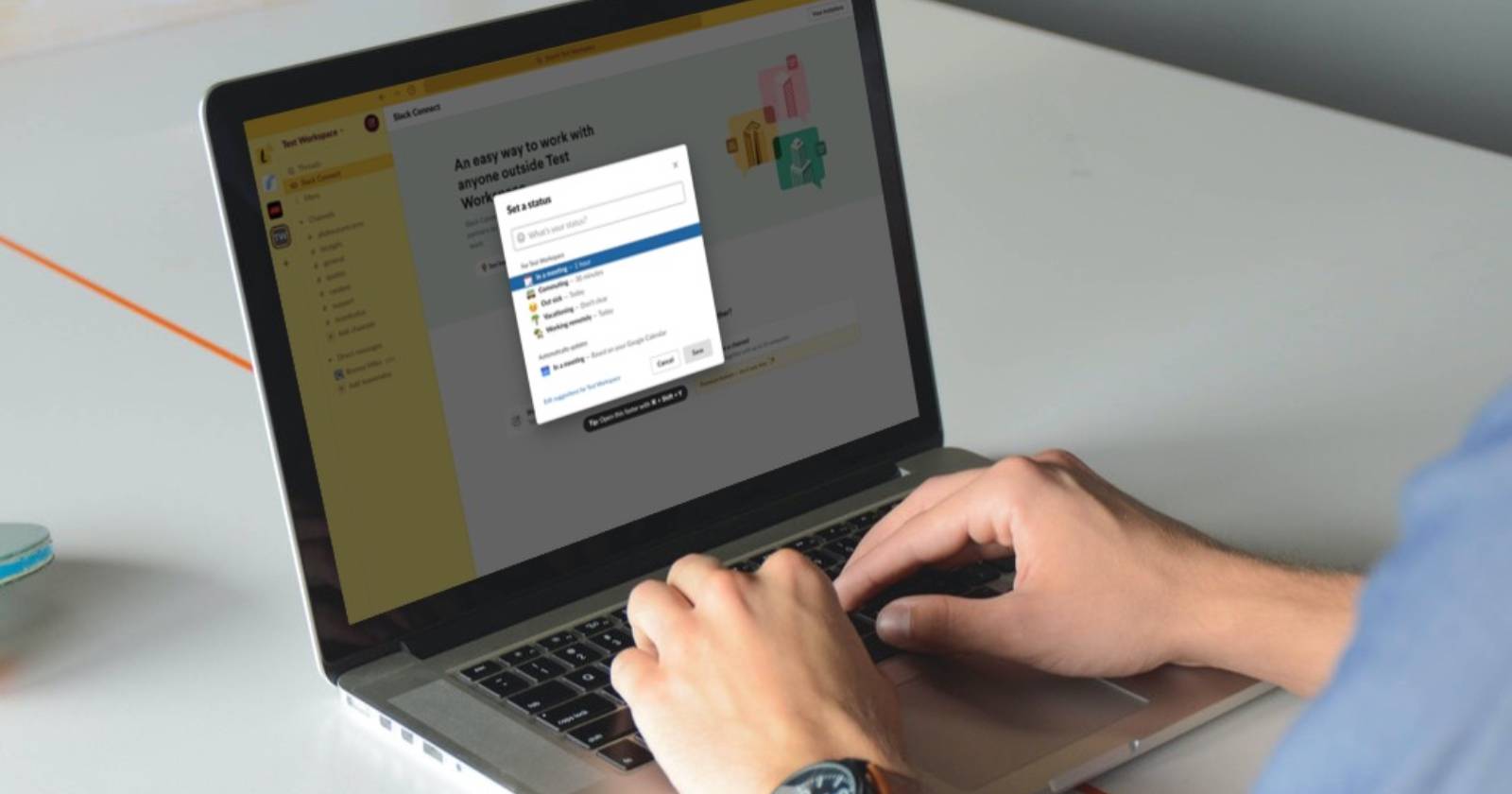 How to Change Your Slack Status