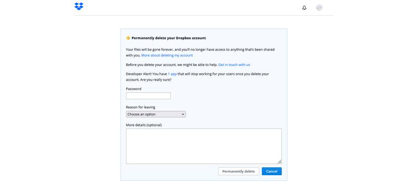 How to Delete Your Dropbox Account