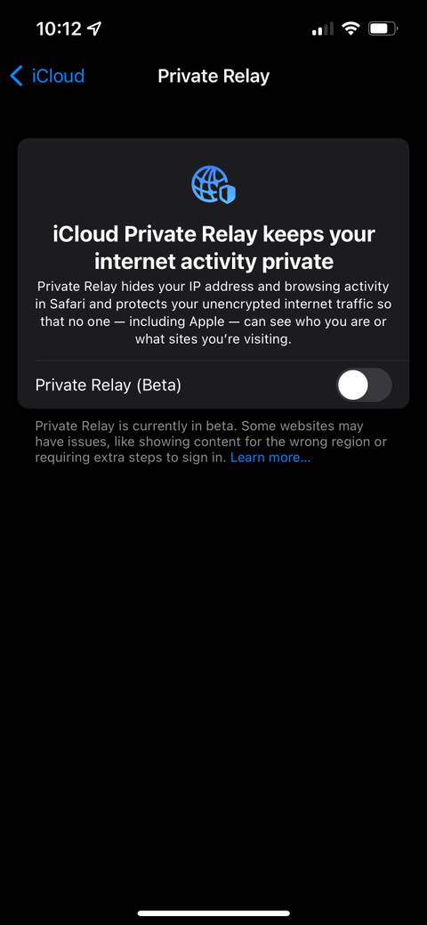 iCloud Private Relay Not Available on Your iPhone? Here's Why