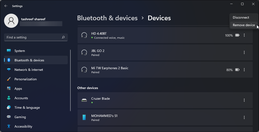 How to Rename Bluetooth Devices on Windows 11