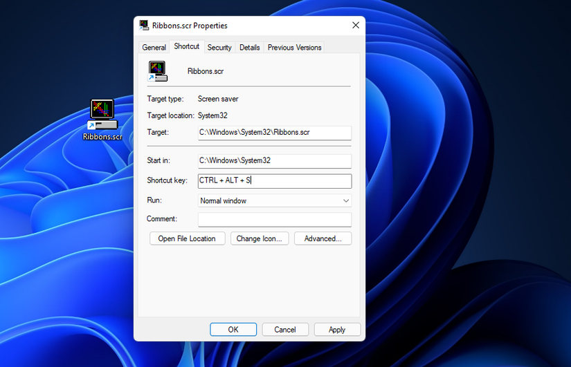 How to Set Up Desktop Shortcuts and Hotkeys for Screensavers in Windows 11