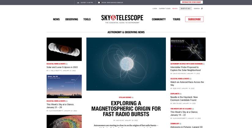 10 Amazing Astronomy Websites to Get to Know the Universe
