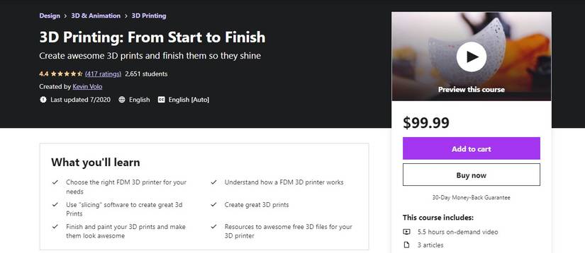 The 4 Best 3D Printing Courses