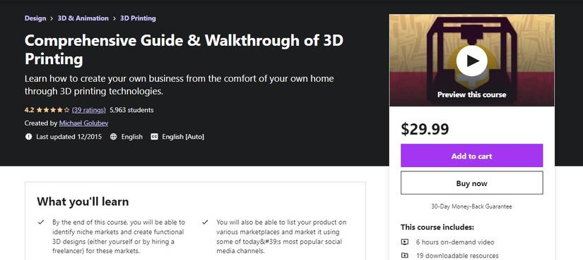 The 4 Best 3D Printing Courses