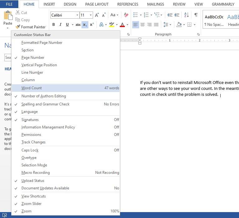 How to Fix Word Count Not Showing in Microsoft Word (and Alternatives)