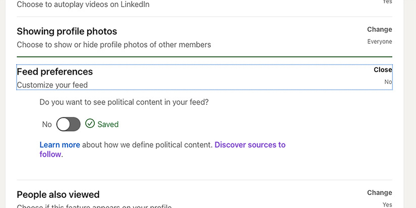 You Can Now Block All Political Content on LinkedIn: Here's How
