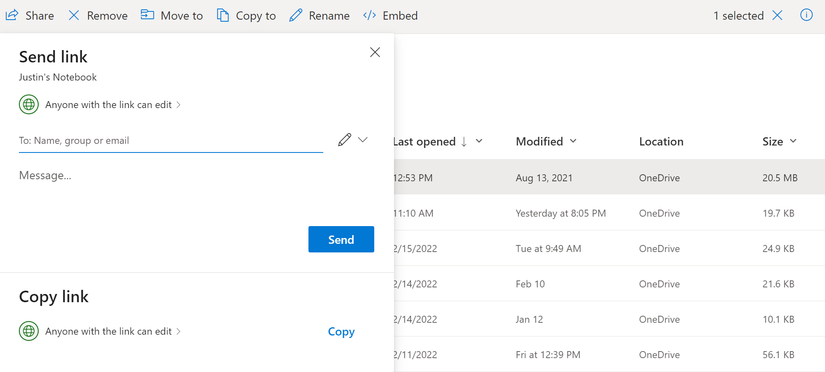 How to Change Link Permissions in OneDrive