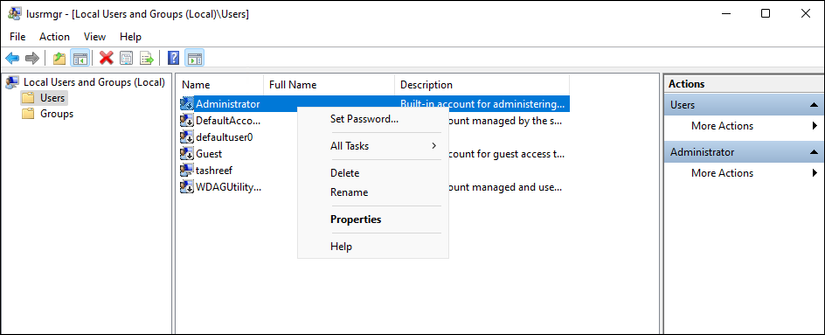 How to Enable or Disable the Built-in Administrator Account in Windows 11