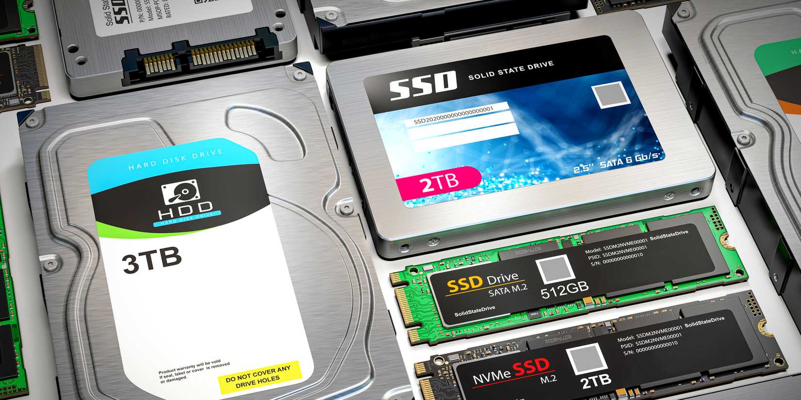 NVMe vs. SATA vs. M.2: What's the Difference Between These SSDs?