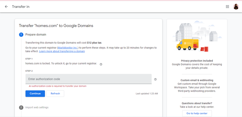 How to Buy a Domain Name in Google Domains