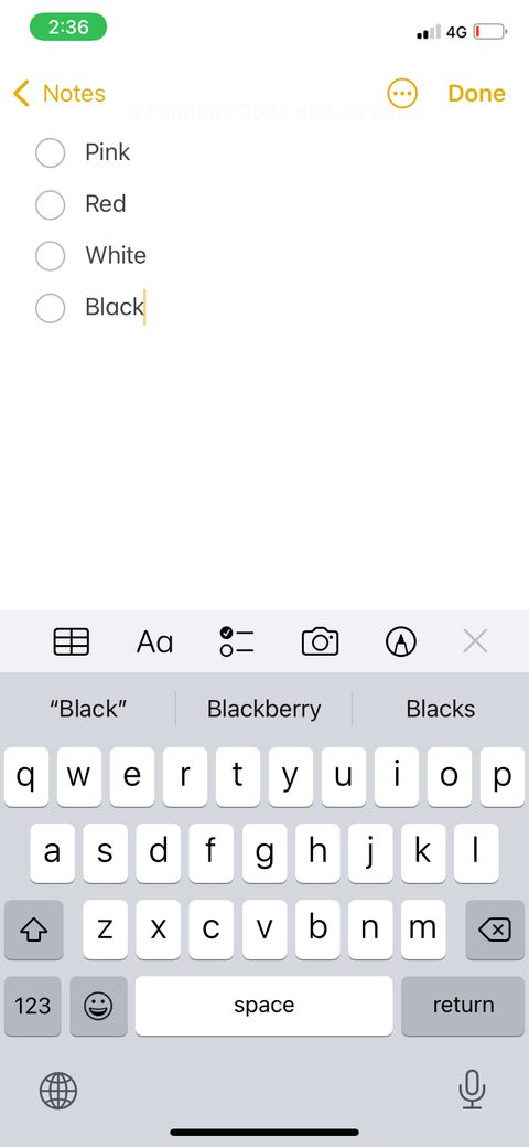 Here’s How to Use Checklists in the Apple Notes App