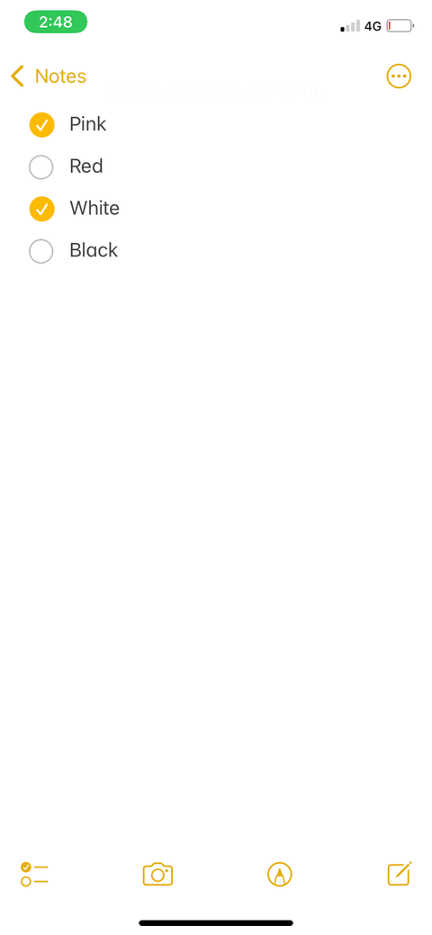 Here’s How to Use Checklists in the Apple Notes App