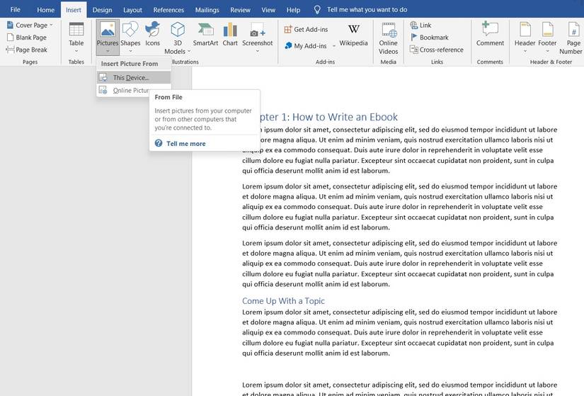 How to Create an Ebook With Microsoft Word