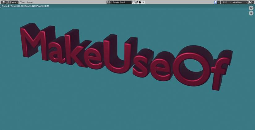 How to Create 3D Text in Blender