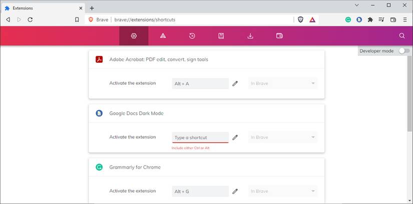 How to Open Extensions With a Keyboard Shortcut in Any Browser
