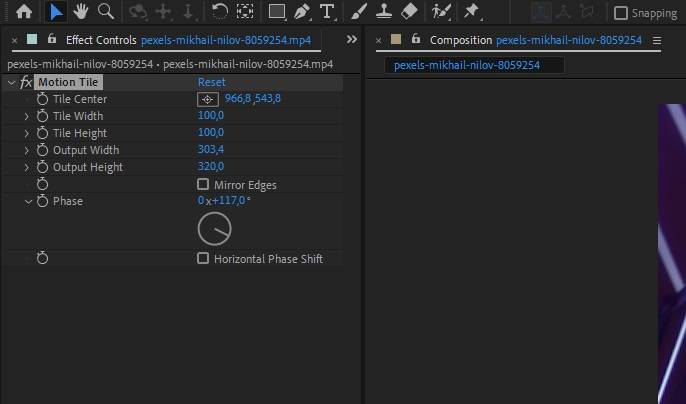 What Is Motion Tile In After Effects? When and How to Use It