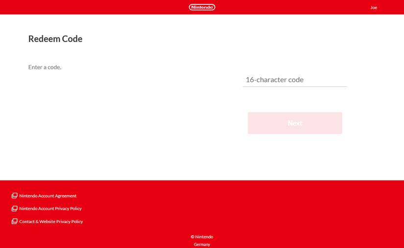 How to Redeem a Code on the Nintendo Switch