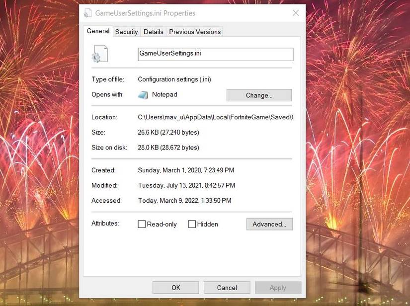 How to Fix Fortnite Not Saving Game Settings in Windows 11 and 10