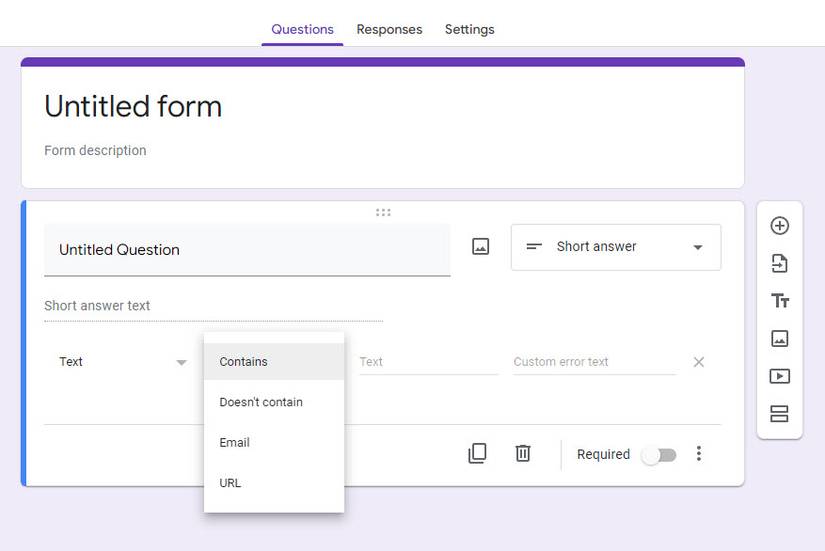 How to Add Response Validation to Google Forms
