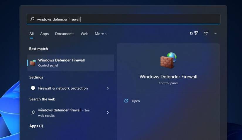 10 Ways to Open the Windows Firewall Control Panel Applet in Windows 11