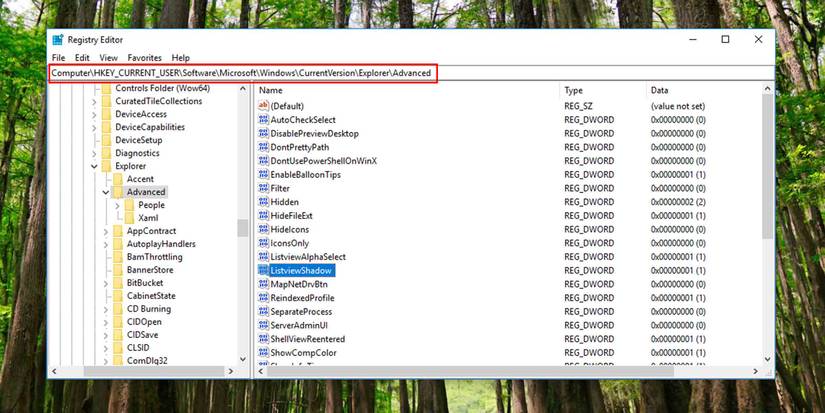 How to Remove the Drop Shadow From Desktop Icons in Windows 10