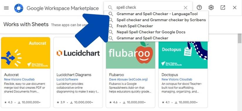 How to Spell Check in Google Sheets