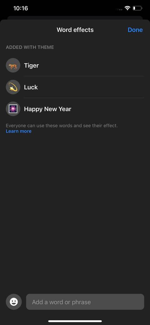 How to Use Word Effects in Facebook Messenger