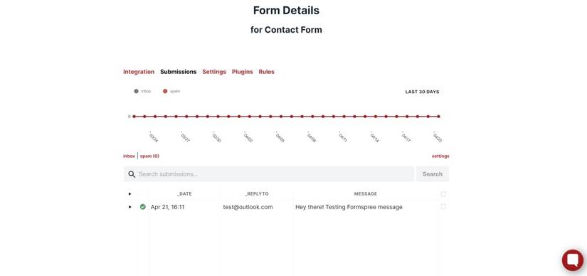 How to Create a Contact Form Using Formspree