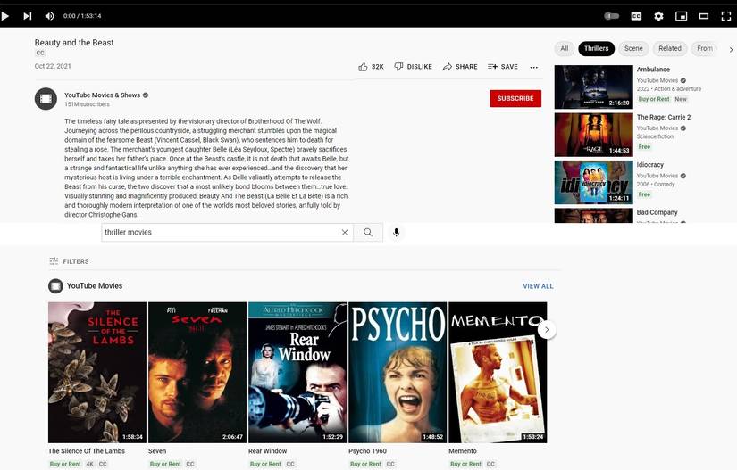 How to Buy or Rent Movies on YouTube